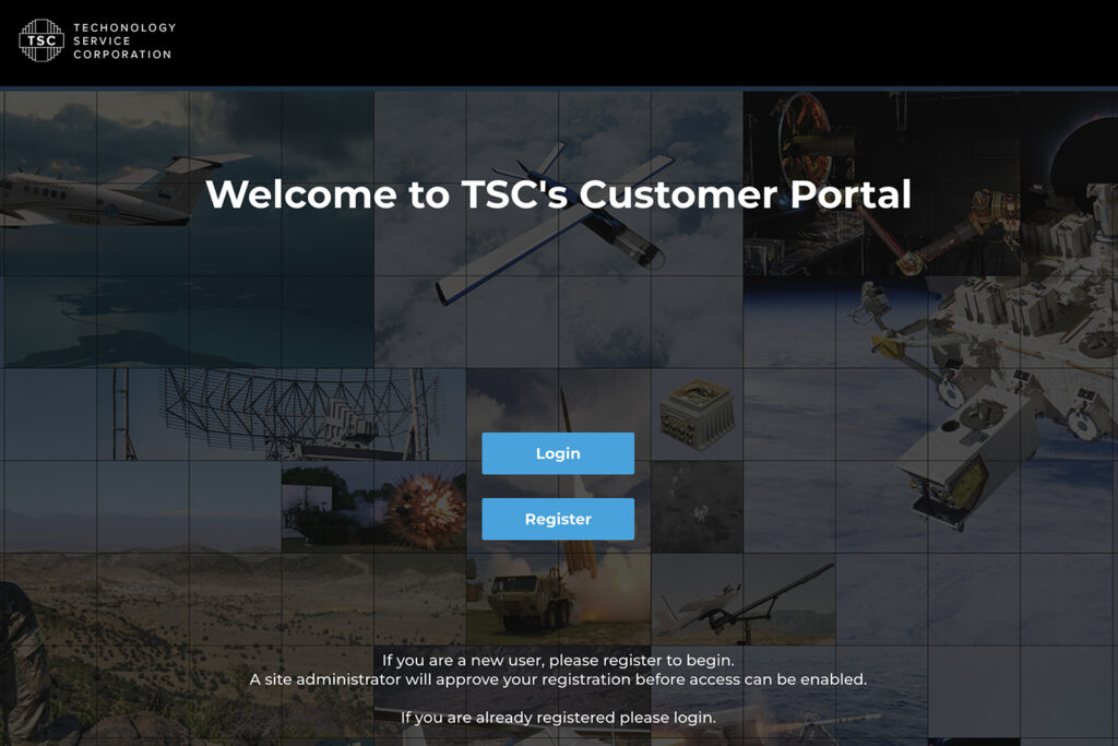 New Customer Portal - TSC